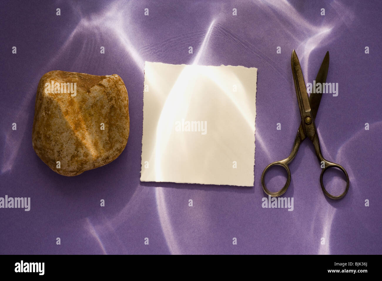 Rock paper and scissors Stock Photo - Alamy