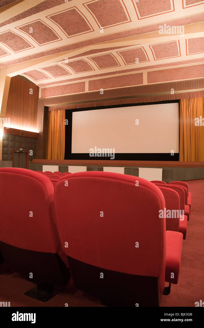 Old Movie Theater Background Screens