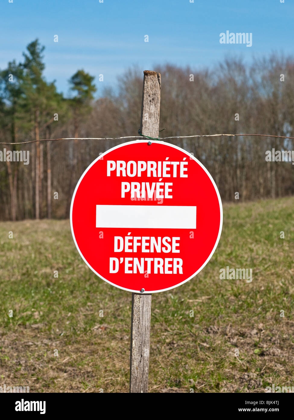 French no entry sign hi-res stock photography and images - Alamy