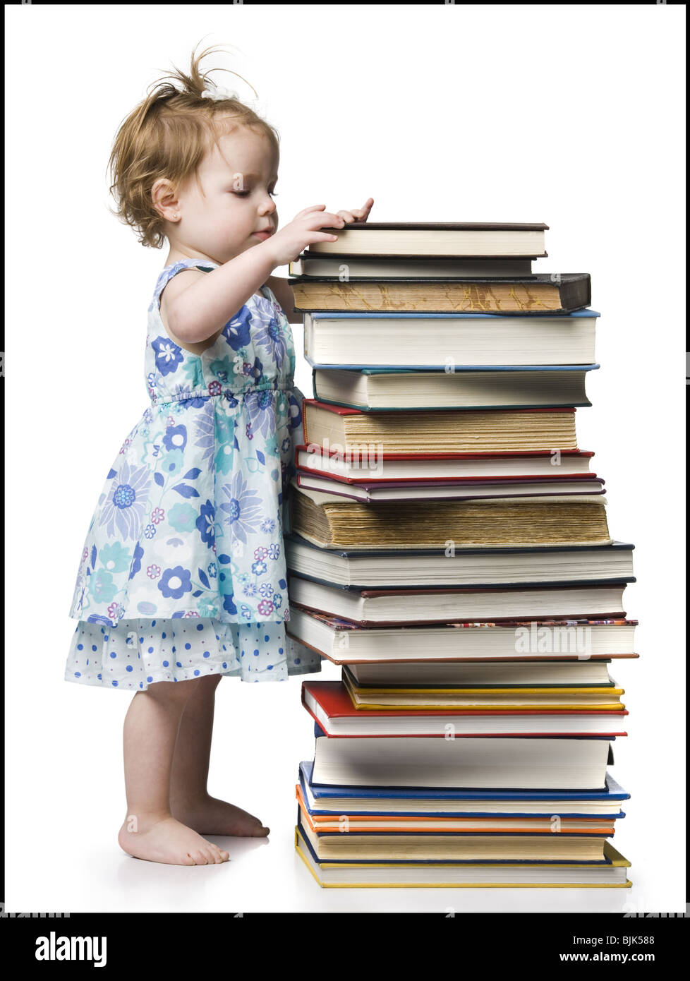 Stack of children books cut out hi-res stock photography and images - Alamy