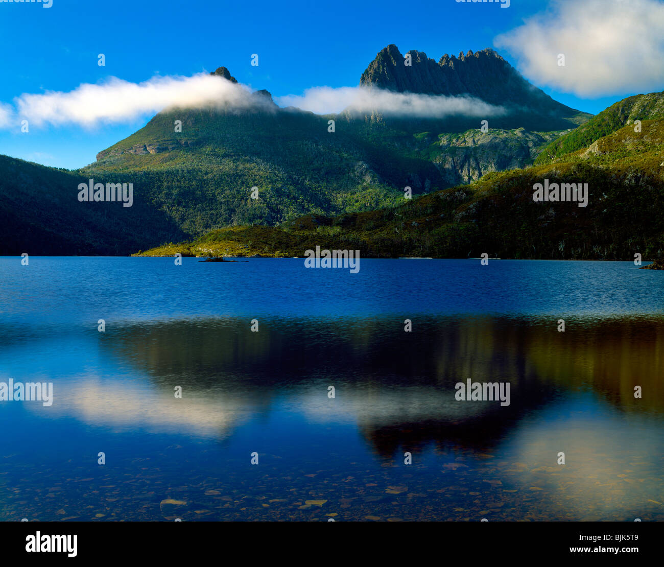 Cradle Mountain and Lake Dove, Cradle Mountain-Lake St. Clair National Park. Tasmania. Australia ...