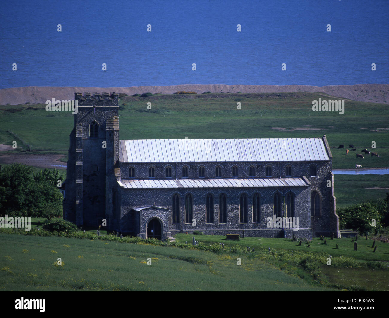 St Nicholas church, Salthouse, north Norfolk UK Stock Photo - Alamy