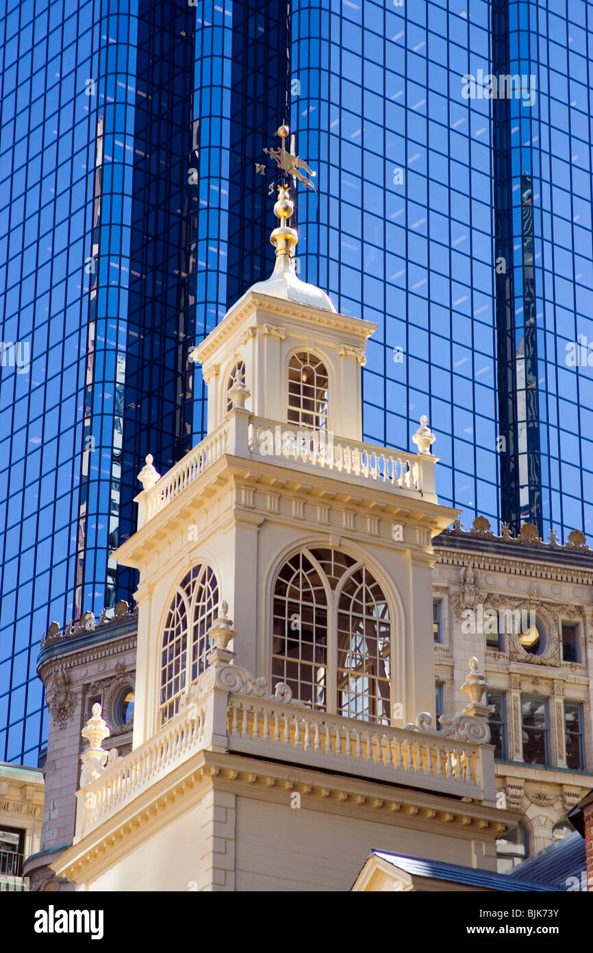 Massachusetts boston freedom trail state house hi-res stock photography ...