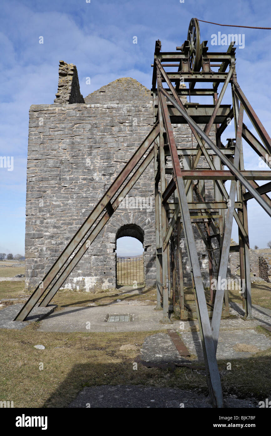 Magpie lead mine near Sheldon in Derbyshire England. Peak District ...