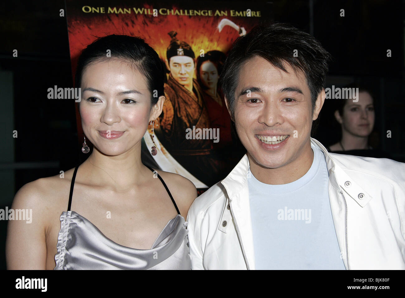 ZIYI ZHANG & JET LI HERO FILM PREMIERE ARCLIGHT CINEMA HOLLYWOOD LOS ...