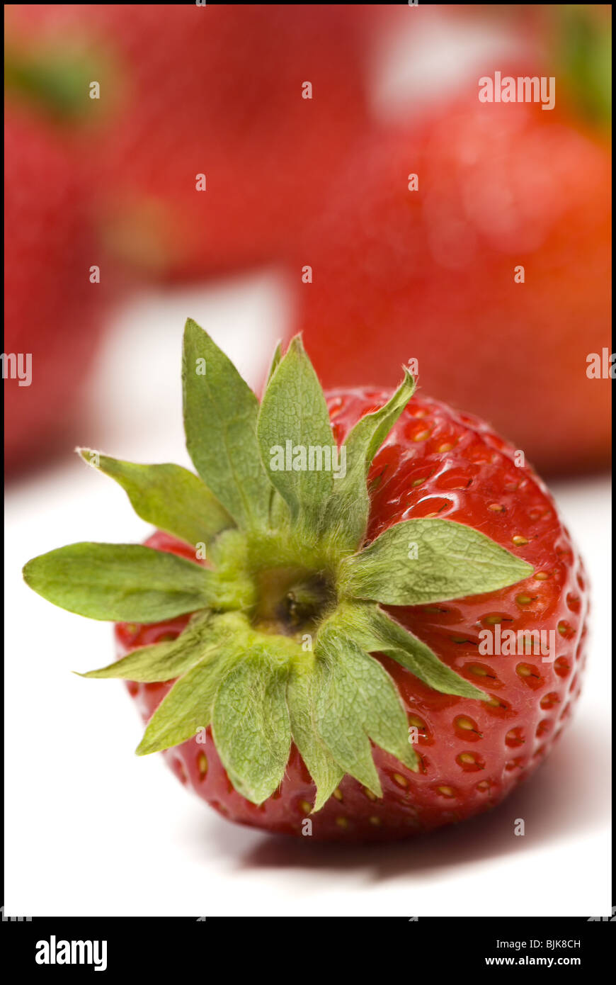 Strawberry and raspberry Stock Photo - Alamy