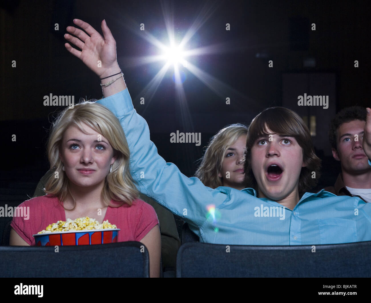 Teenage behind hug hi-res stock photography and images - Alamy