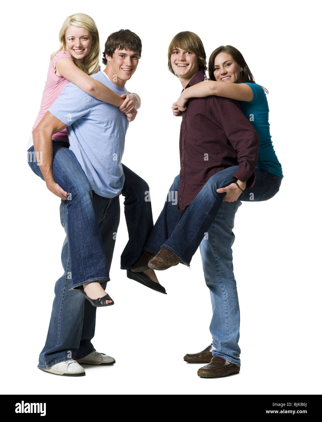 Finnick And Mags Piggy Back Ride