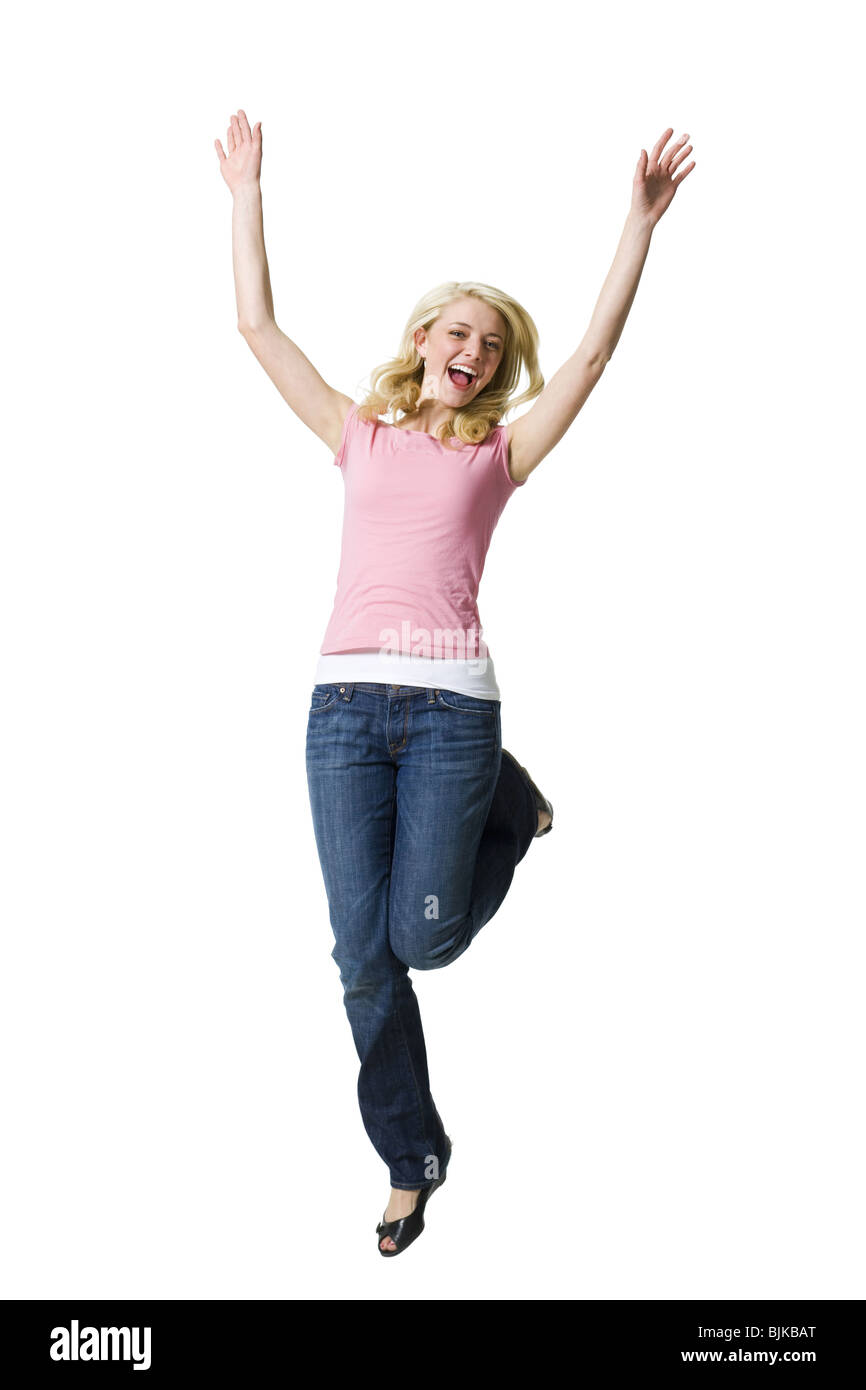 Leap silhouette Cut Out Stock Images & Pictures - Alamy