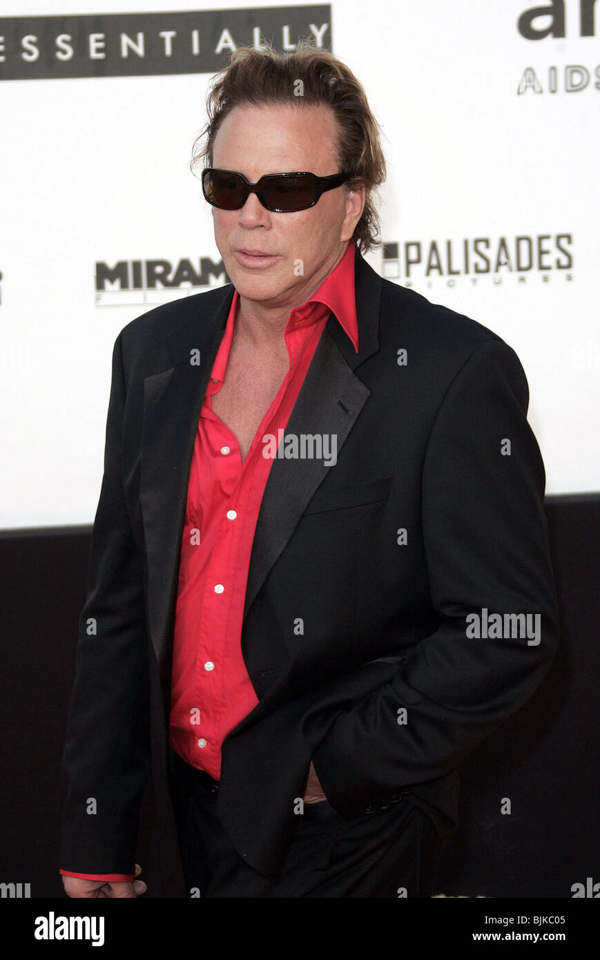 MICKEY ROURKE CANNES FILM FESTIVAL 2005 AMFAR BENEFIT PARTY CANNES ...