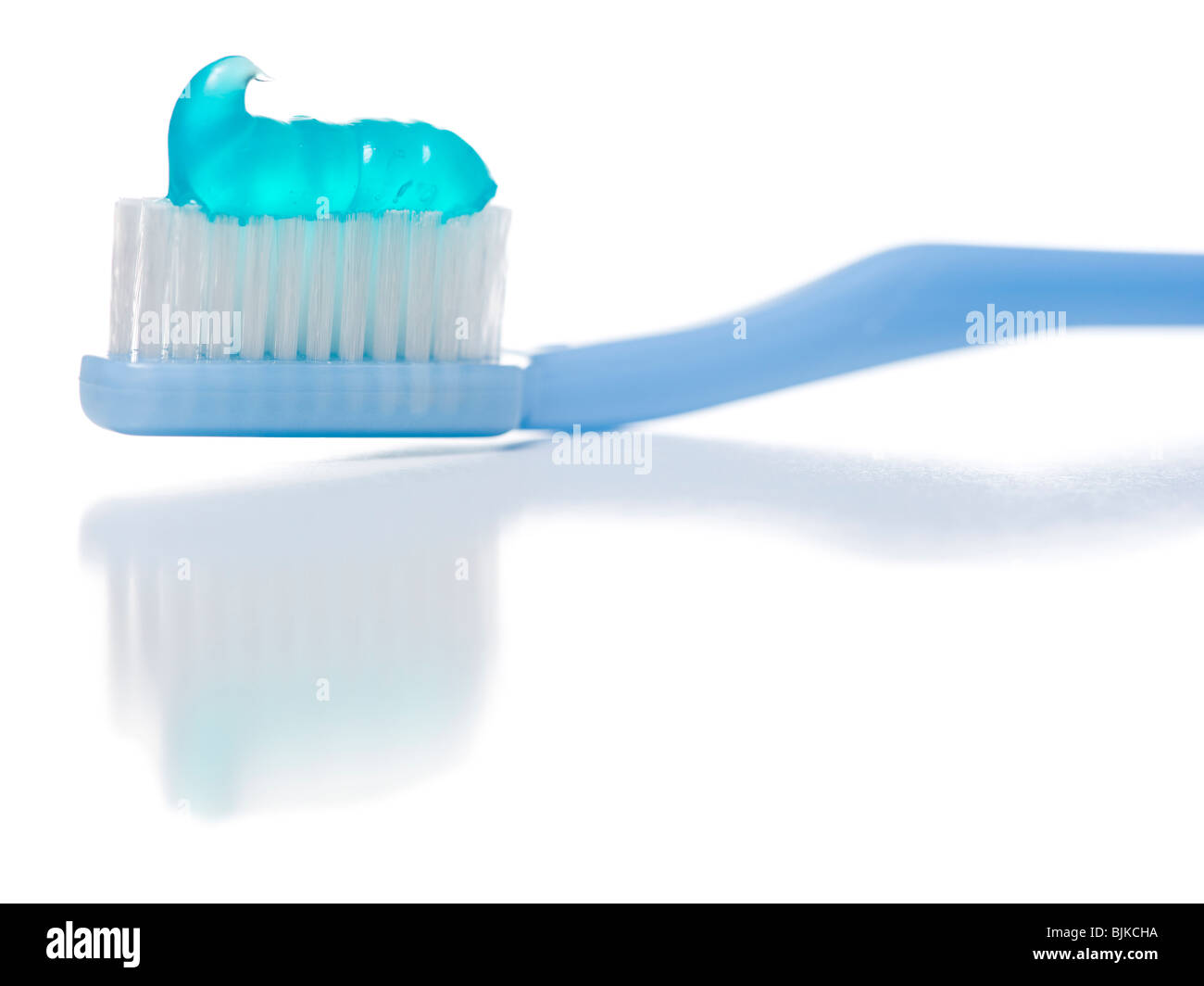 Toothbrush with toothpaste Stock Photo - Alamy