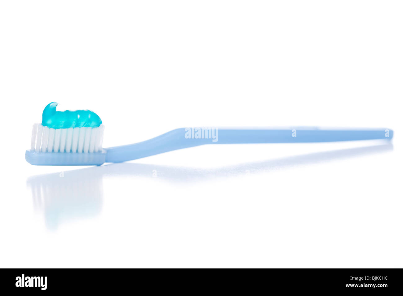 Toothbrush with toothpaste Stock Photo - Alamy