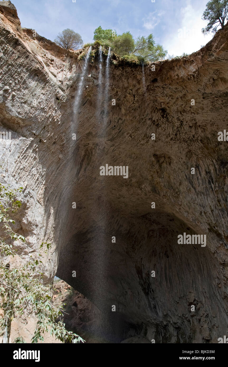 Tonto Natural Bridge near Payson, Arizona, USA. The largest natural ...