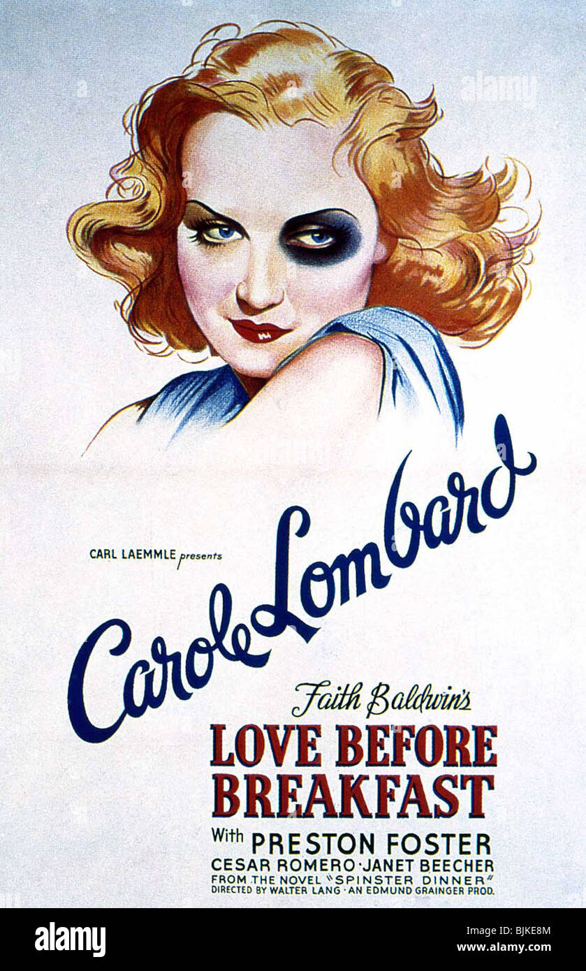 LOVE BEFORE BREAKFAST (1936) CAROLE LOMBARD WALTER LANG (DIR) 001 Stock ...