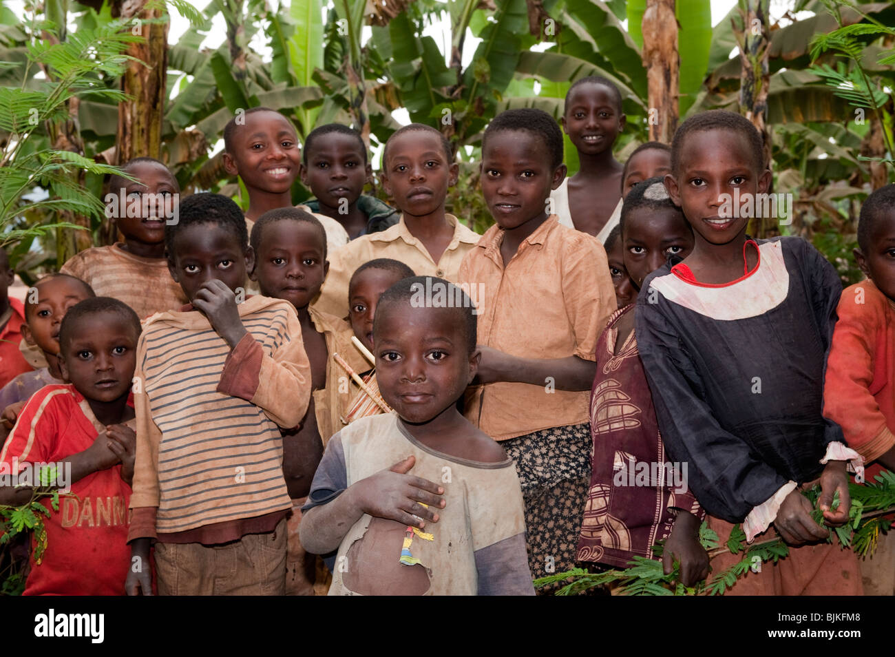 Group rwandan children rwanda hi-res stock photography and images - Alamy