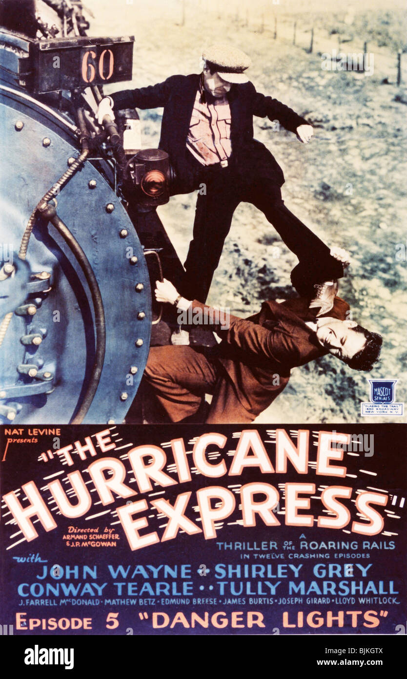 THE HURRICANE EXPRESS (1932) JOHN WAYNE POSTER J P MCGOWAN (DIR) HEXP ...