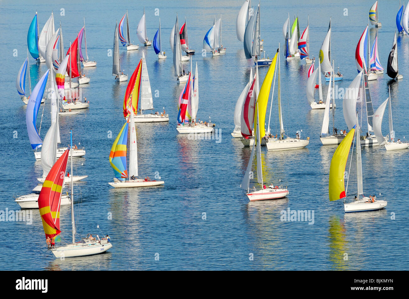 Colorful sailboat hi-res stock photography and images - Alamy