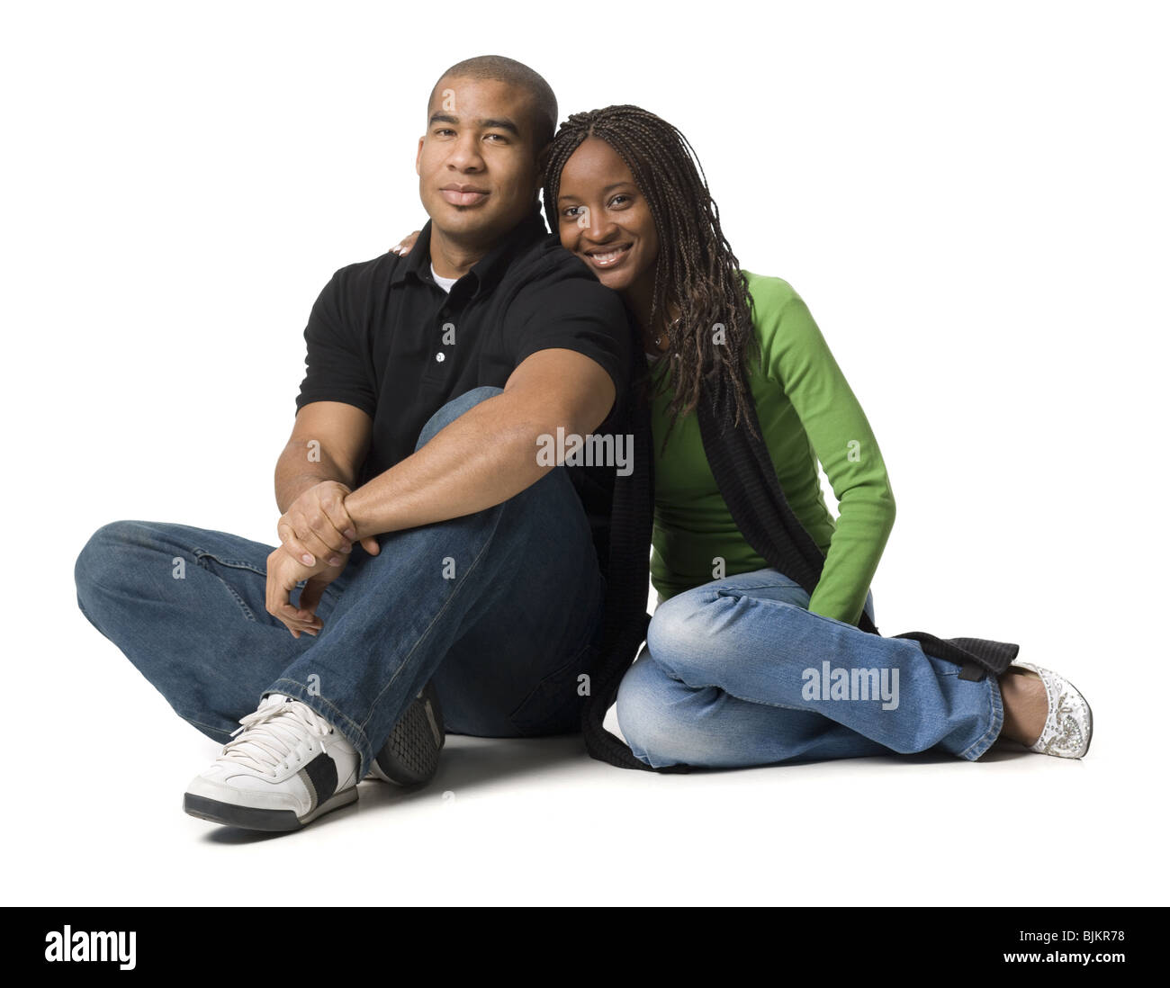 African couple emotions Cut Out Stock Images & Pictures - Alamy