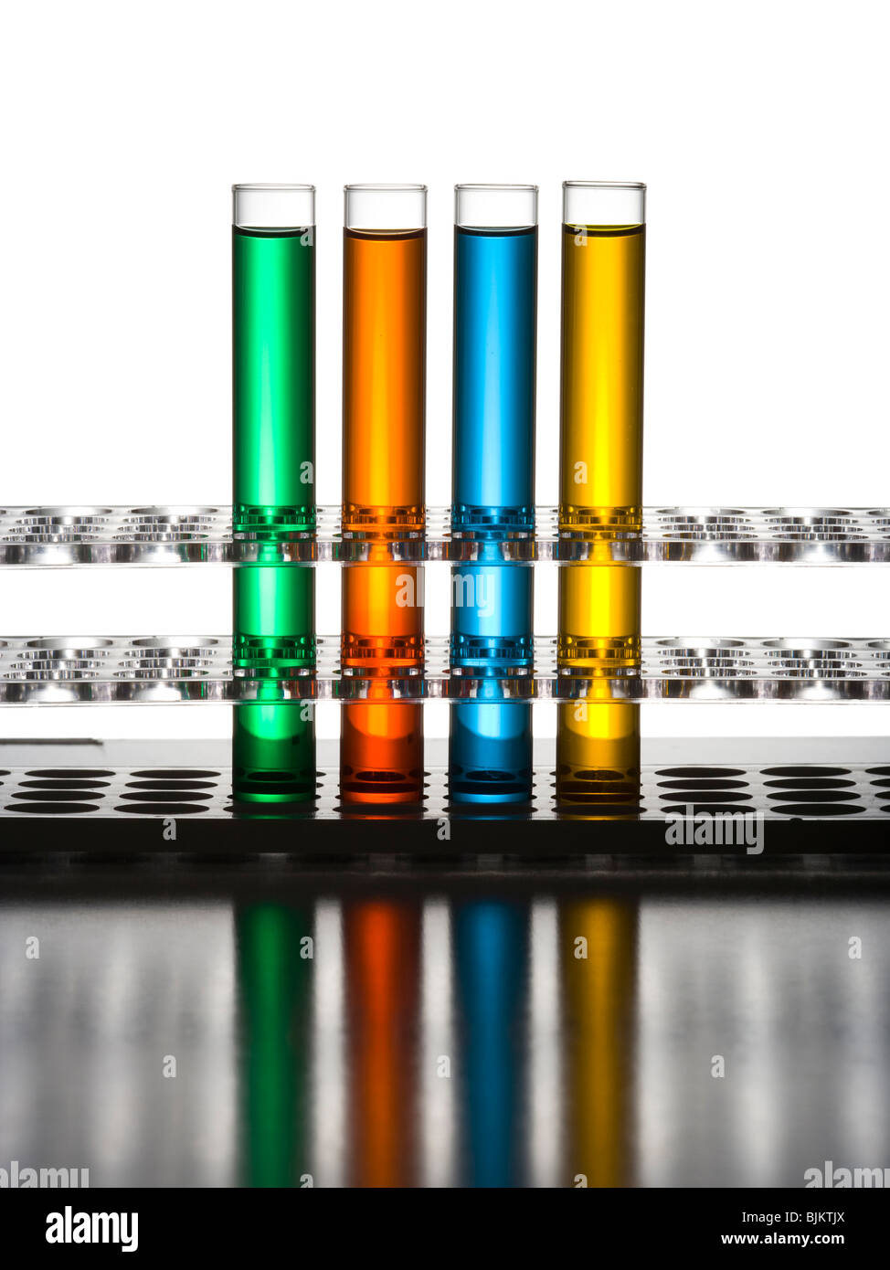 Multi-colored Test Tubes Stock Photo - Alamy