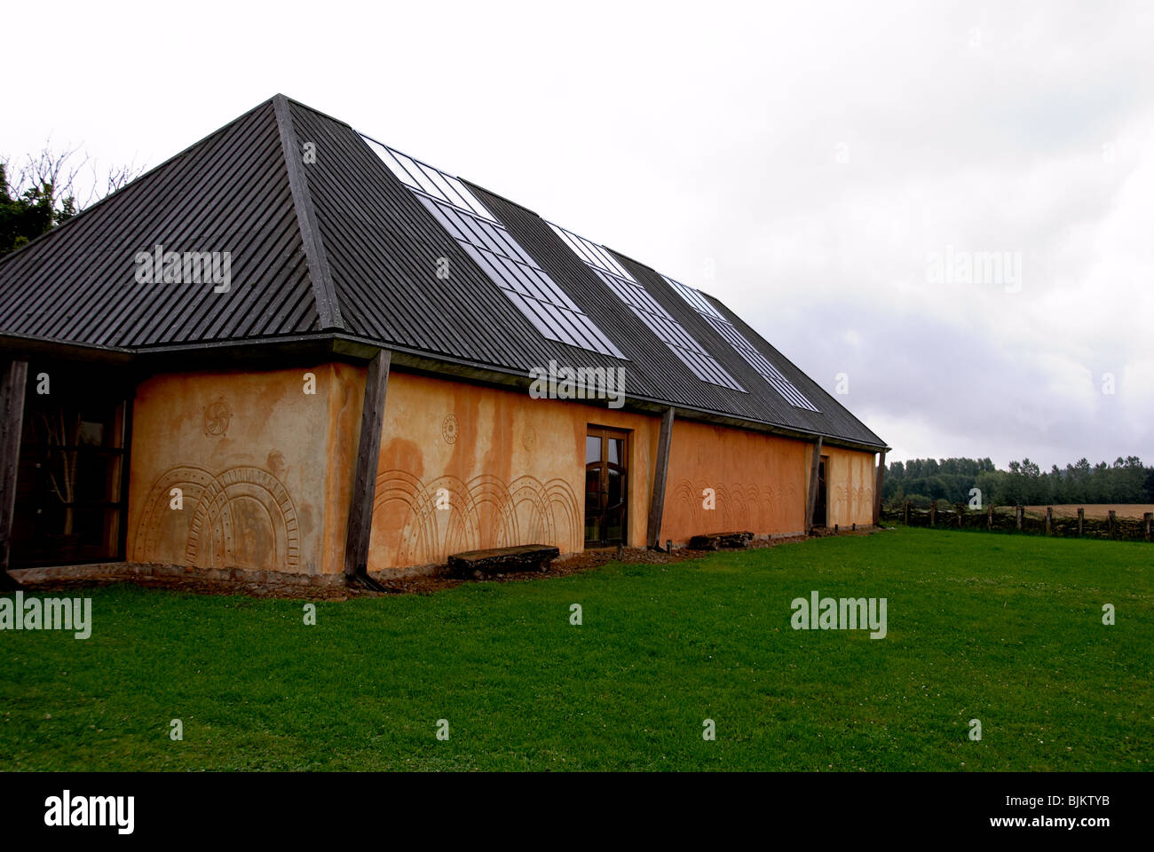 Dejbjerg Jernalder museum, at Skjern, Denmark Stock Photo - Alamy