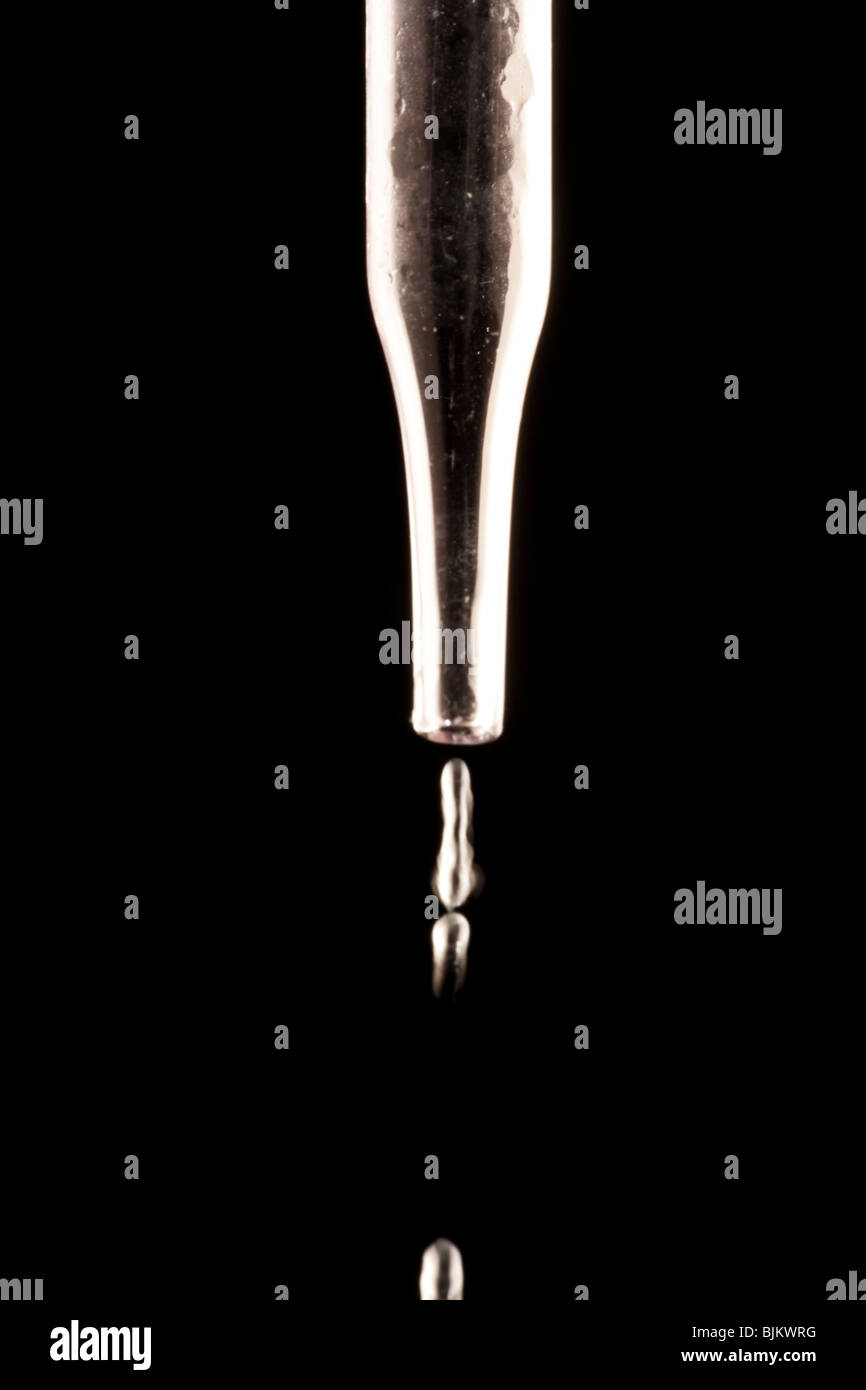Glass dropper close-up Stock Photo - Alamy