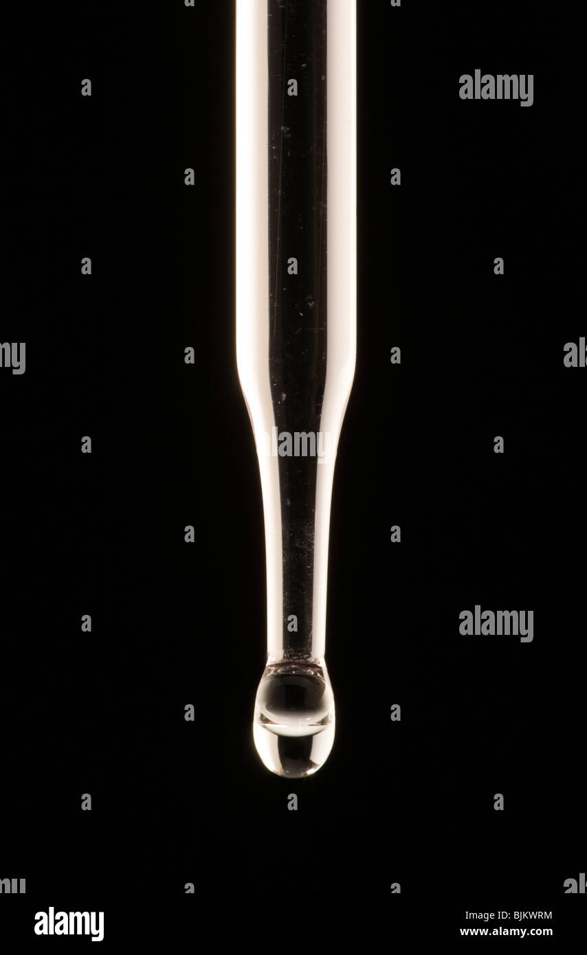 Glass dropper close-up Stock Photo - Alamy