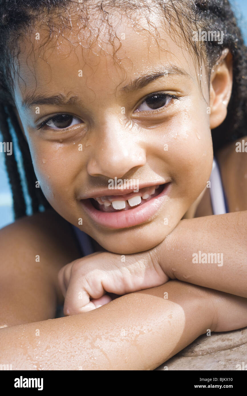 Portrait Smiling Swimmers High Resolution Stock Photography and Images ...
