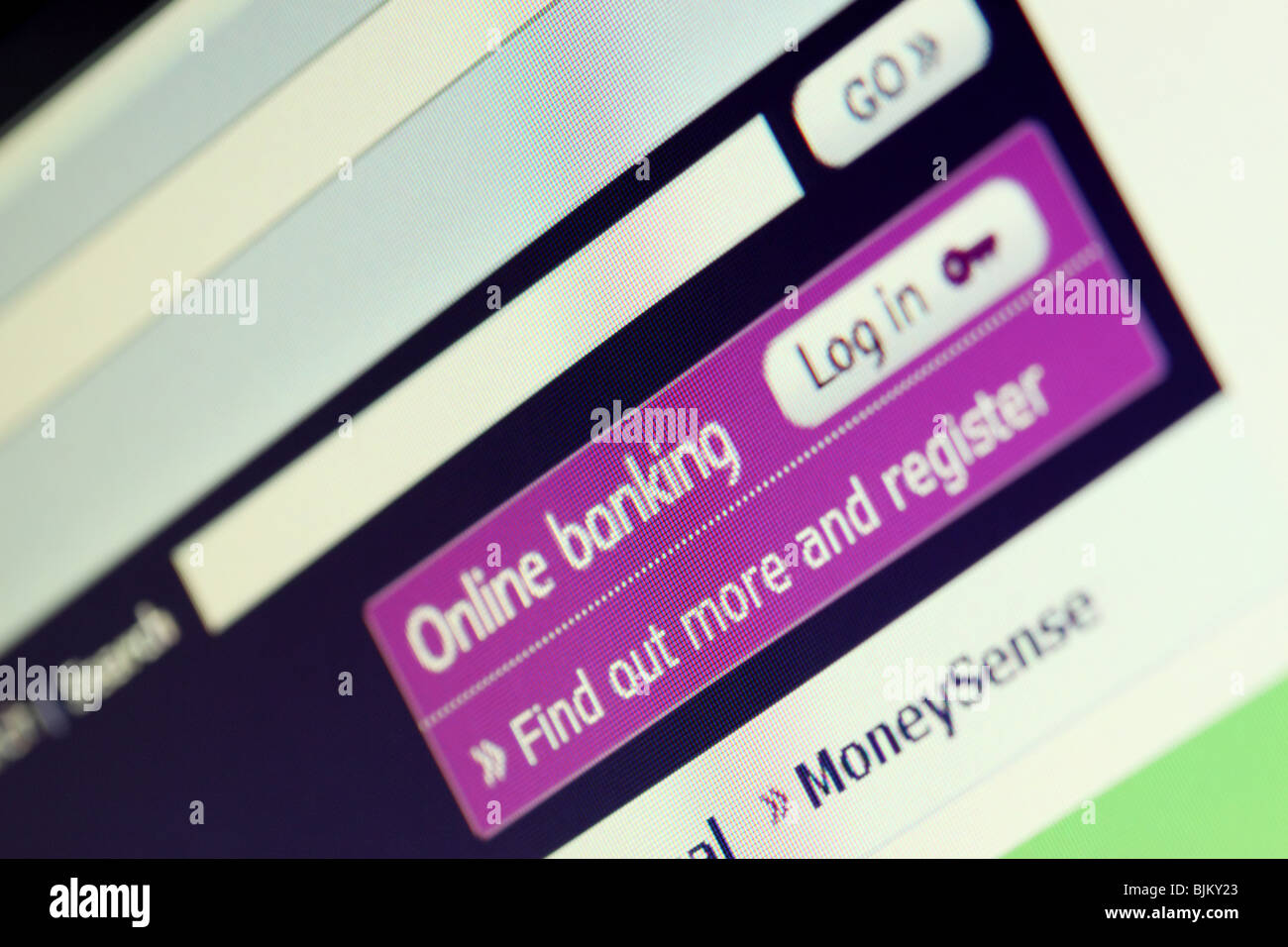 Internet banking log in hi-res stock photography and images - Alamy