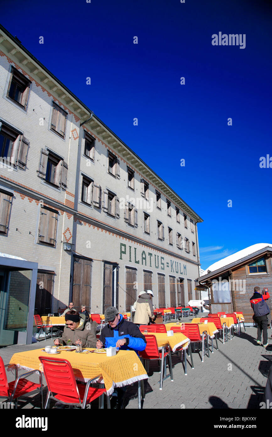 Hotel Pilatus Kulm Mount Pilatus Swiss mountains scenery mountainous ...