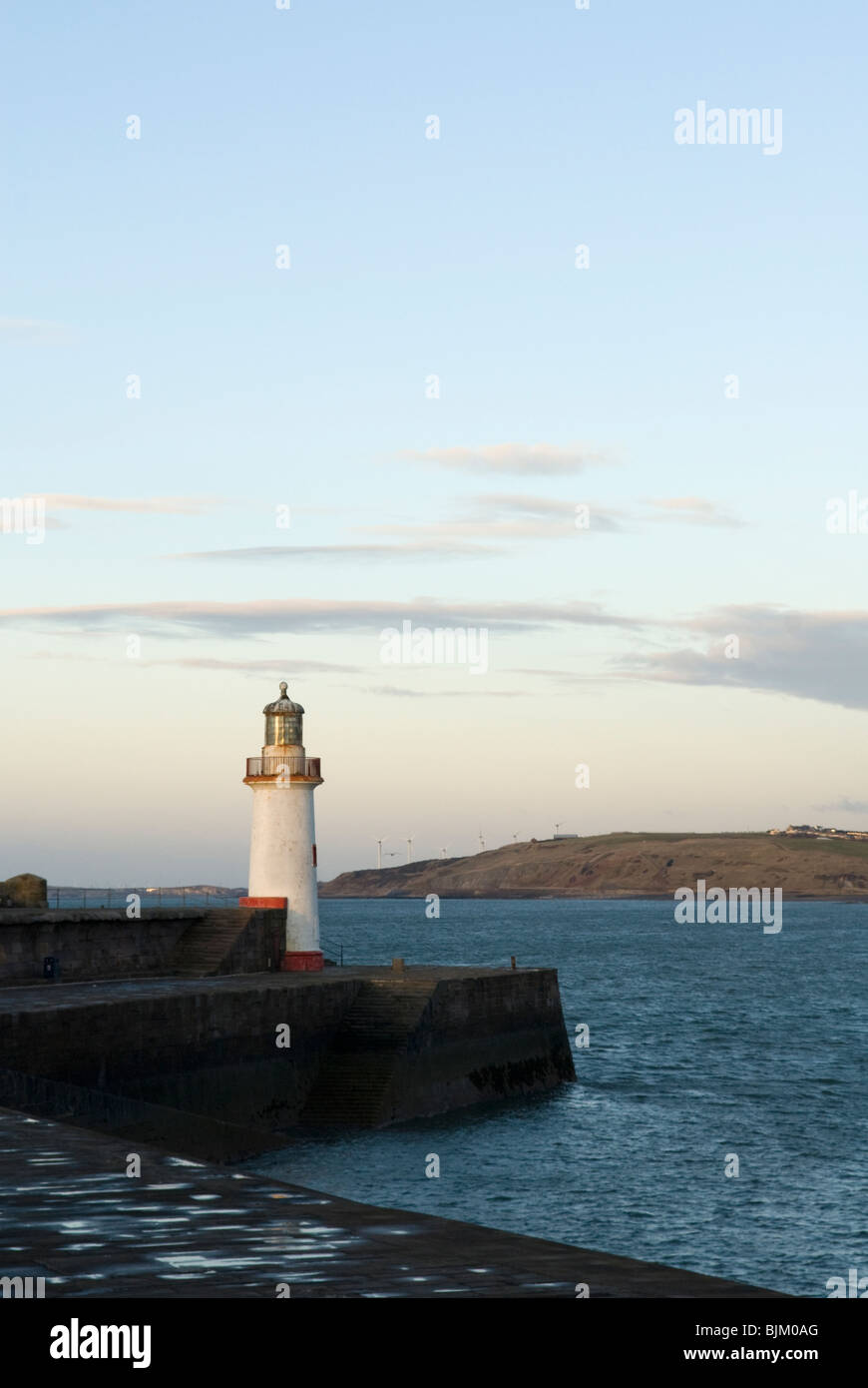 West Pier Lighthouse, Whitehaven, Cumbria, England Stock Photo - Alamy