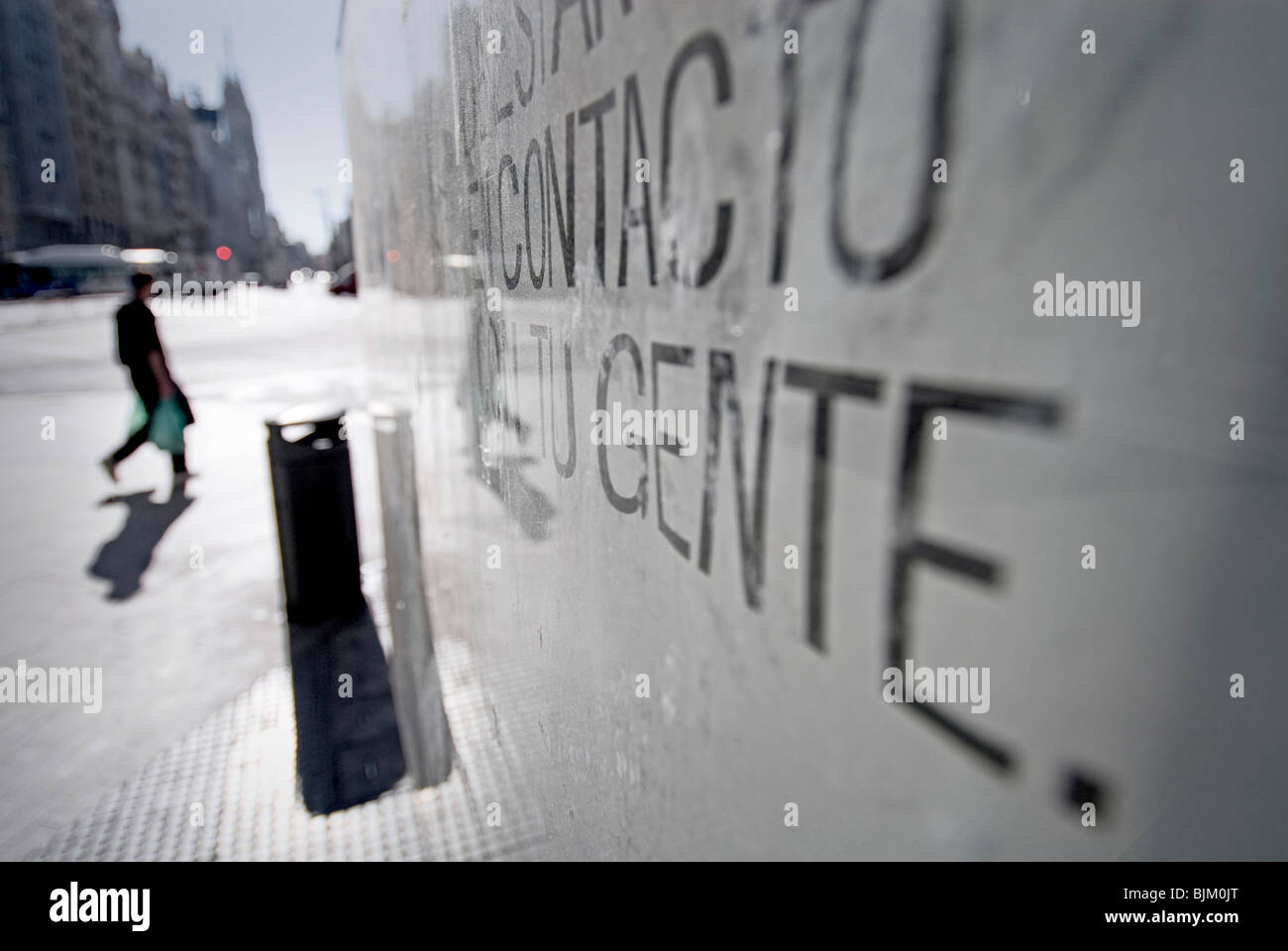 Advertising, Gran Via, Madrid, Spain, Europe Stock Photo - Alamy