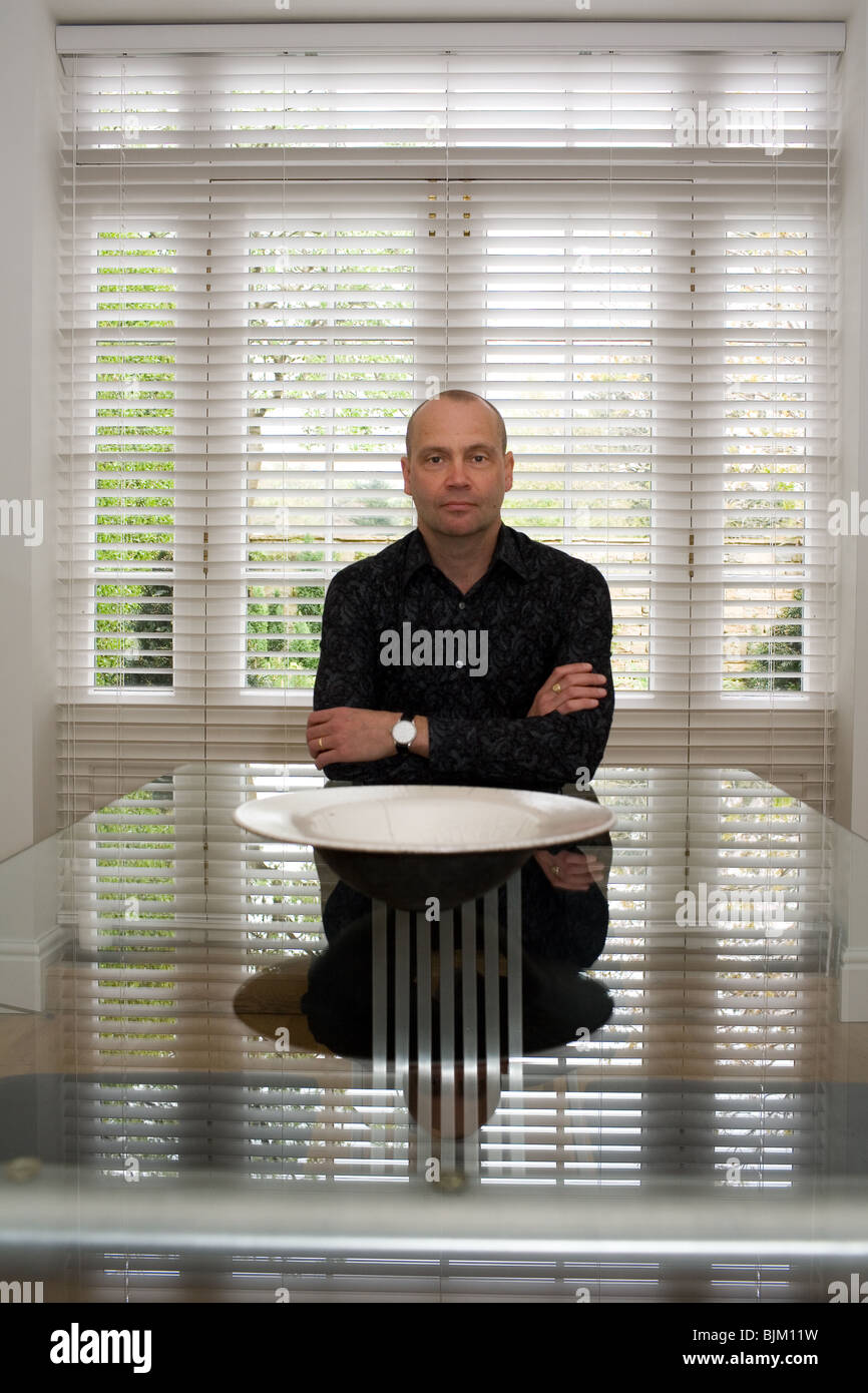 Author Simon Beckett at his home in Sheffield. Beckett is one of the UK ...