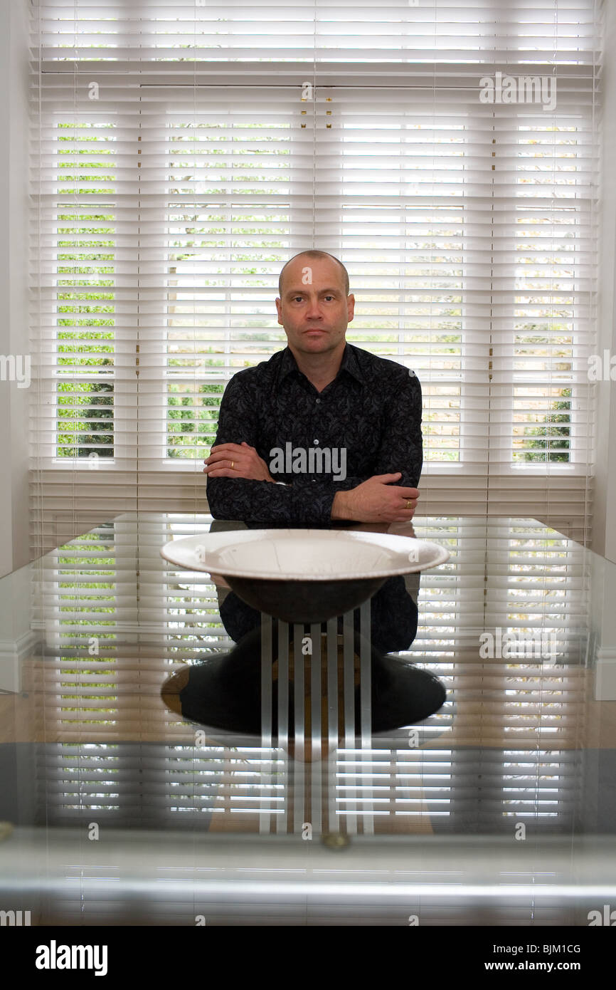 Author Simon Beckett at his home in Sheffield. Beckett is one of the UK ...