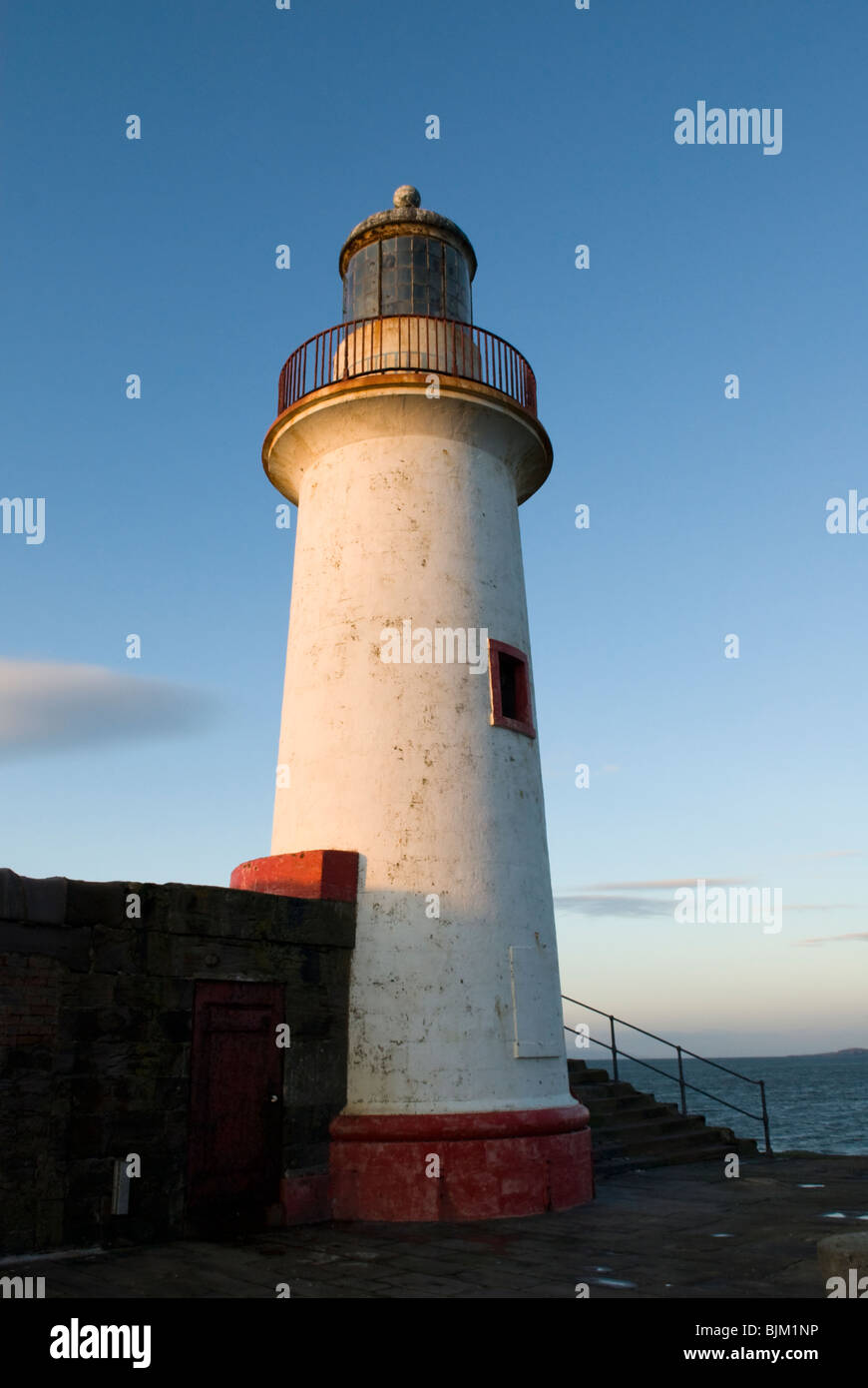 West Pier Lighthouse, Whitehaven, Cumbria, England Stock Photo - Alamy