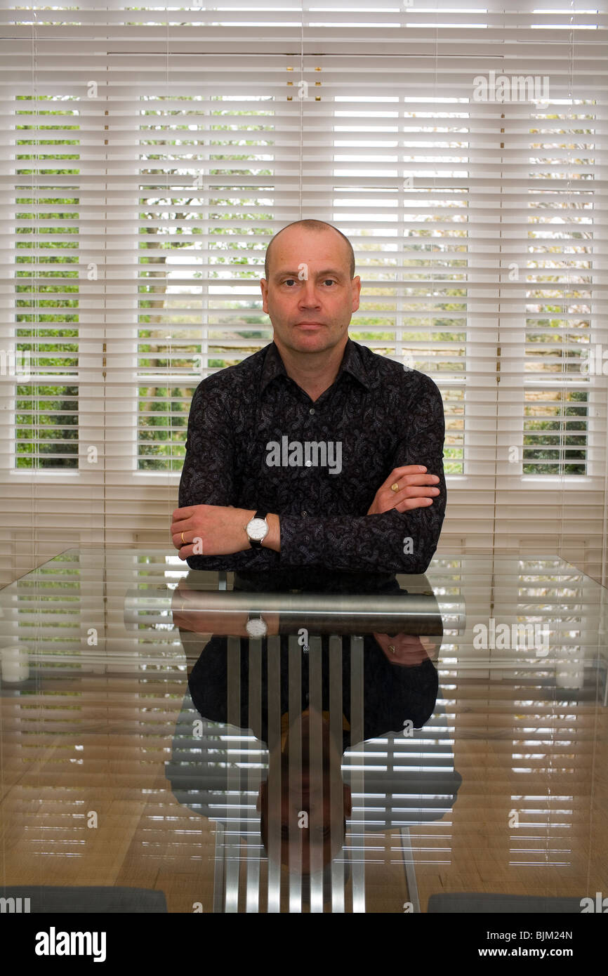 Author Simon Beckett at his home in Sheffield. Beckett is one of the UK ...