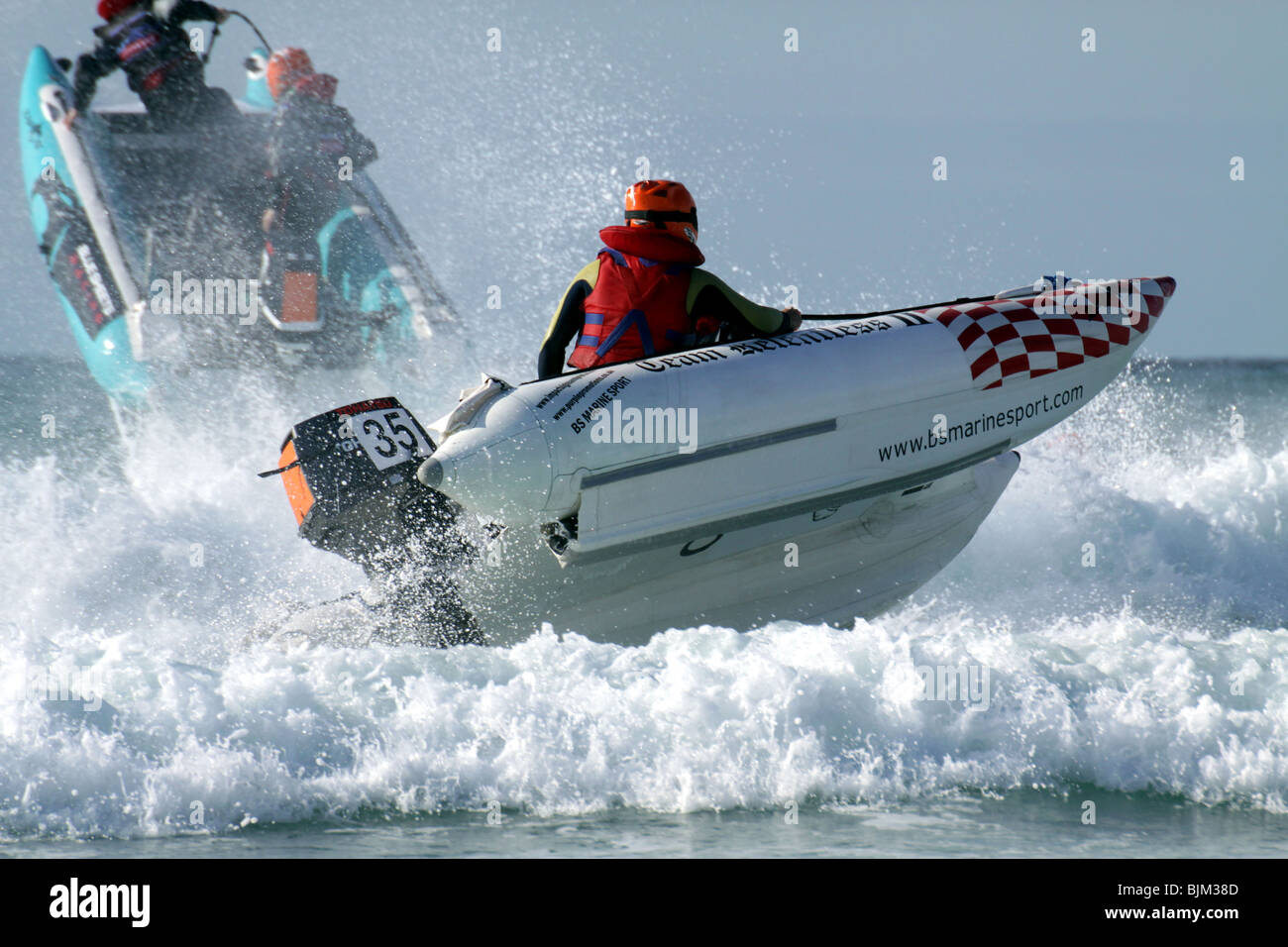 Zapcat Racing Watergate Bay North Cornwall Stock Photo - Alamy