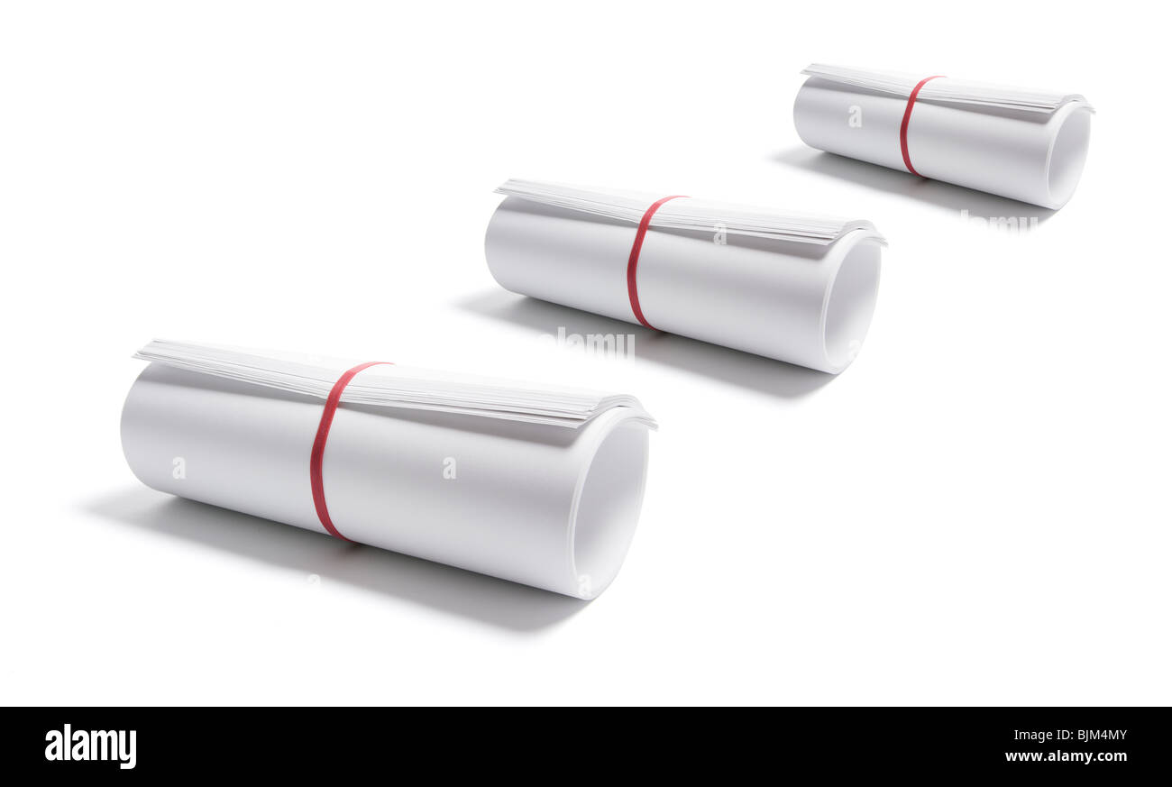 Rolls of Paper Stock Photo - Alamy