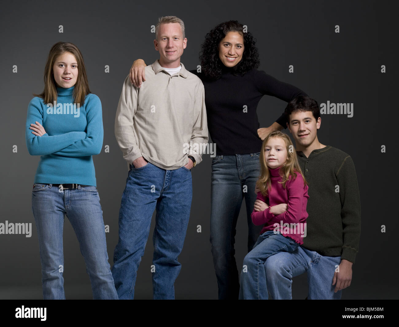 Portrait of a family Stock Photo - Alamy
