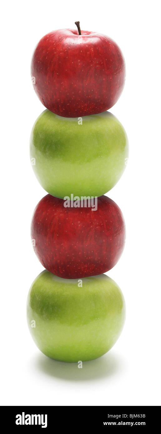 Stack of Apples Stock Photo - Alamy