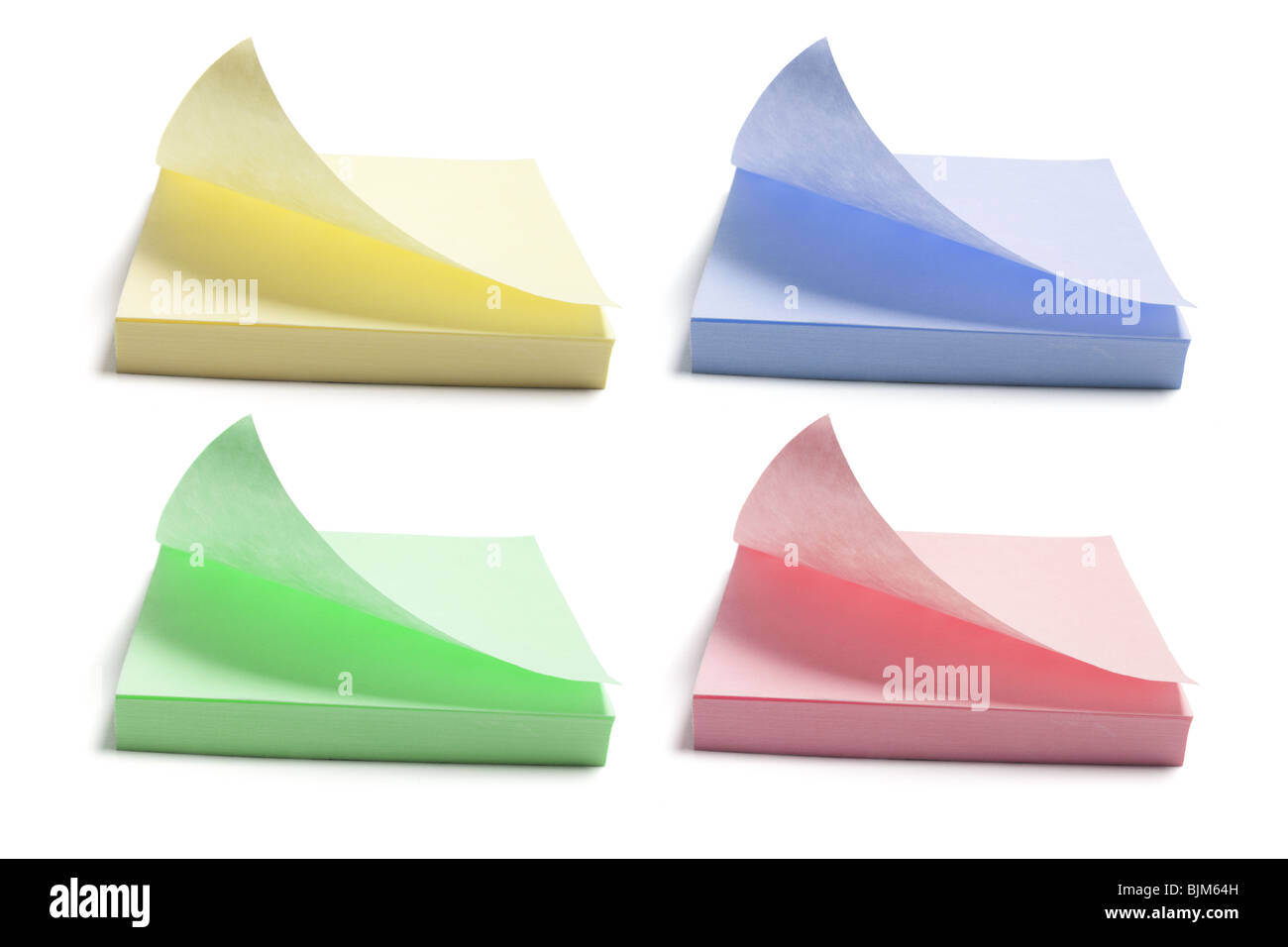 Color Post It Note Pads Stock Photo - Alamy