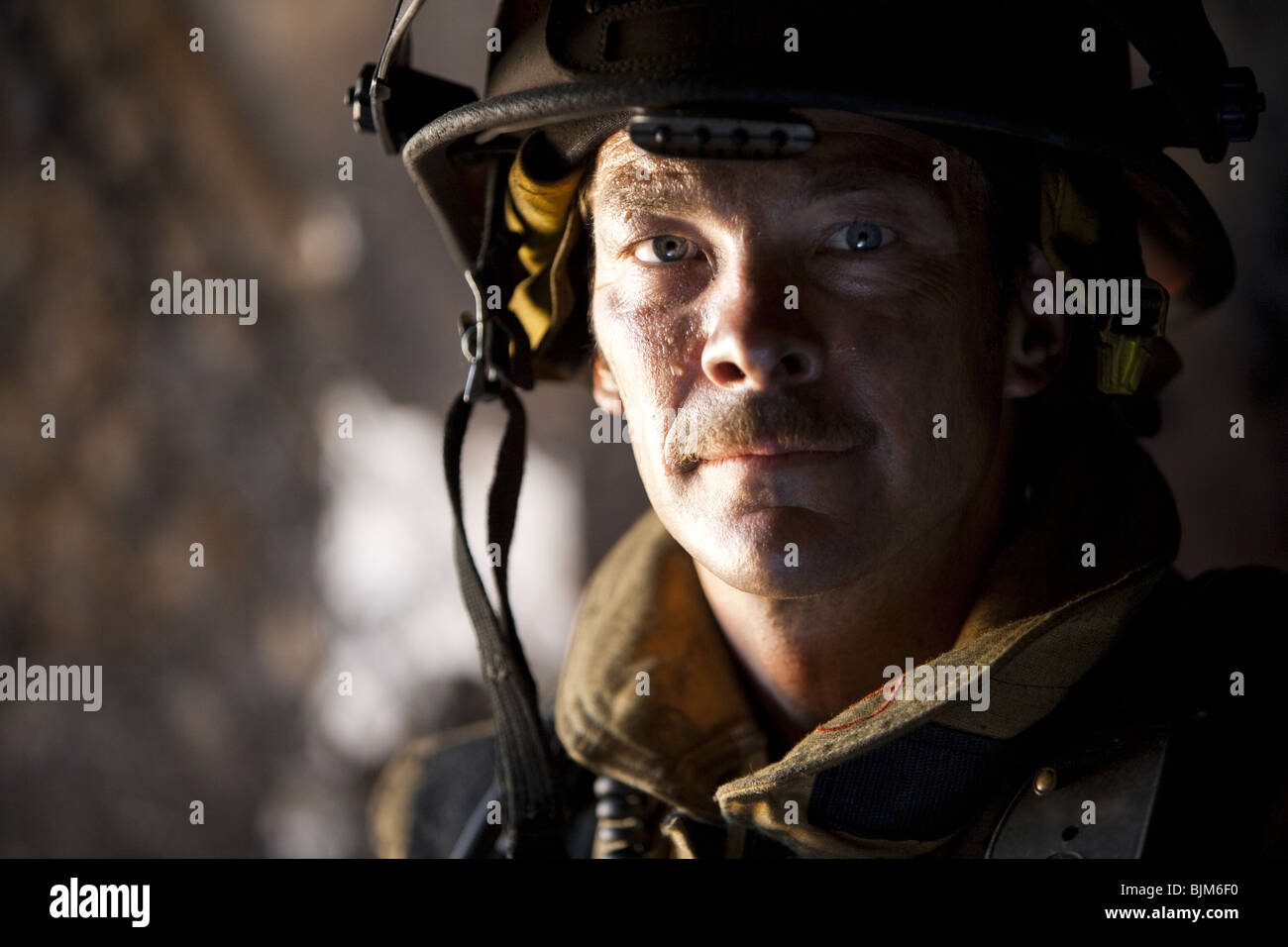 Side profile firefighter hi-res stock photography and images - Alamy