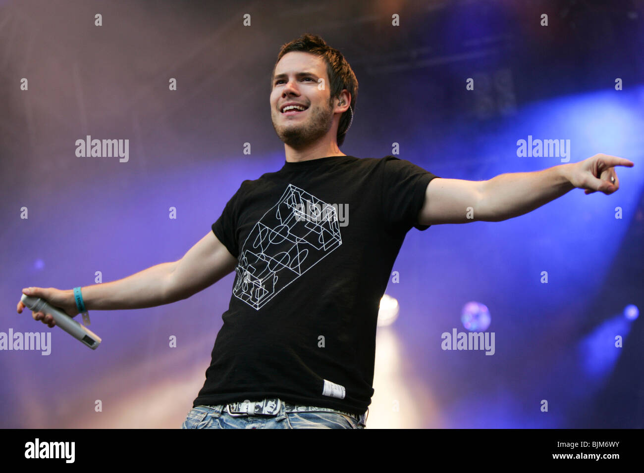 Johannes Strate, singer and frontman of the German pop-rock band ...