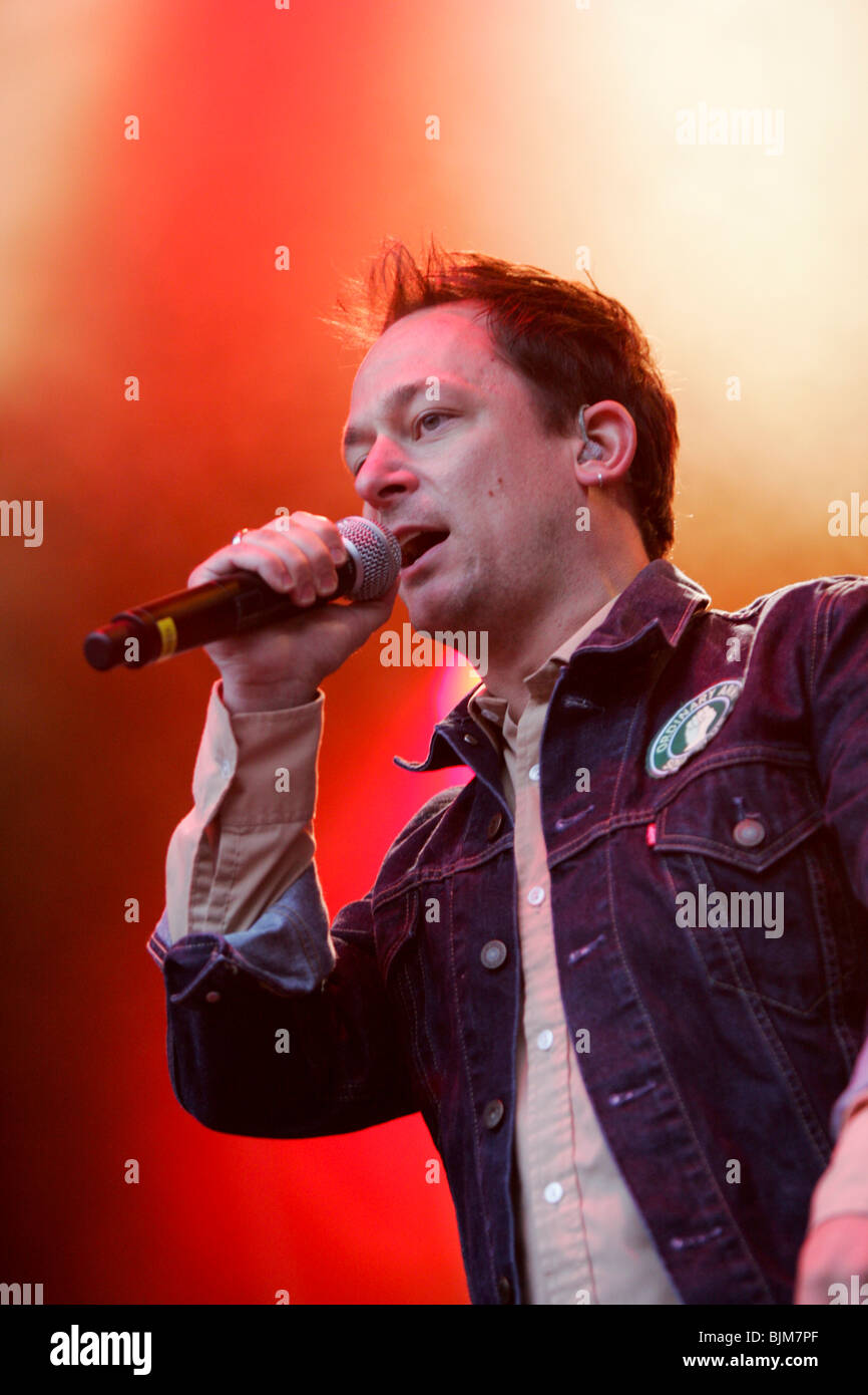 Bjoern Warns aka "Schiffmeister", singer of the German Hip Hop band ...