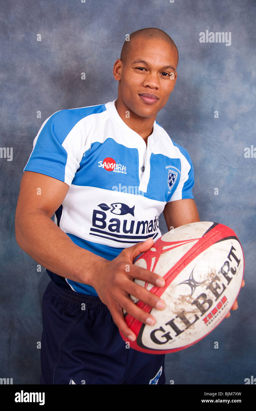 Portrait of a Rugby Player Stock Photo - Alamy