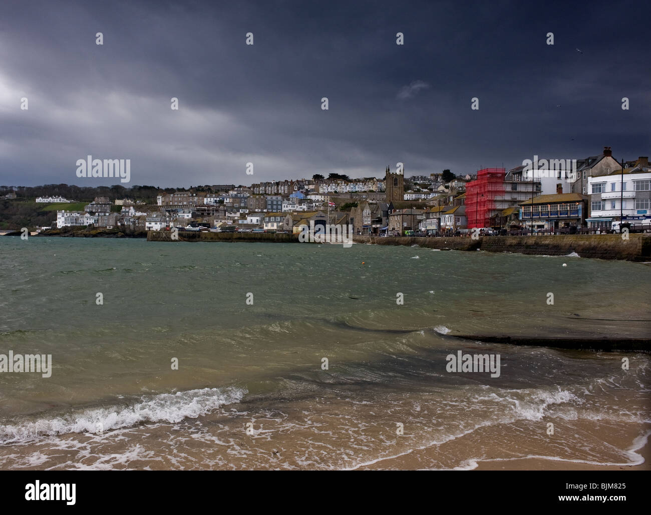 Storm clouds gathering over St Ives harbour in Cornwall. Photo by ...