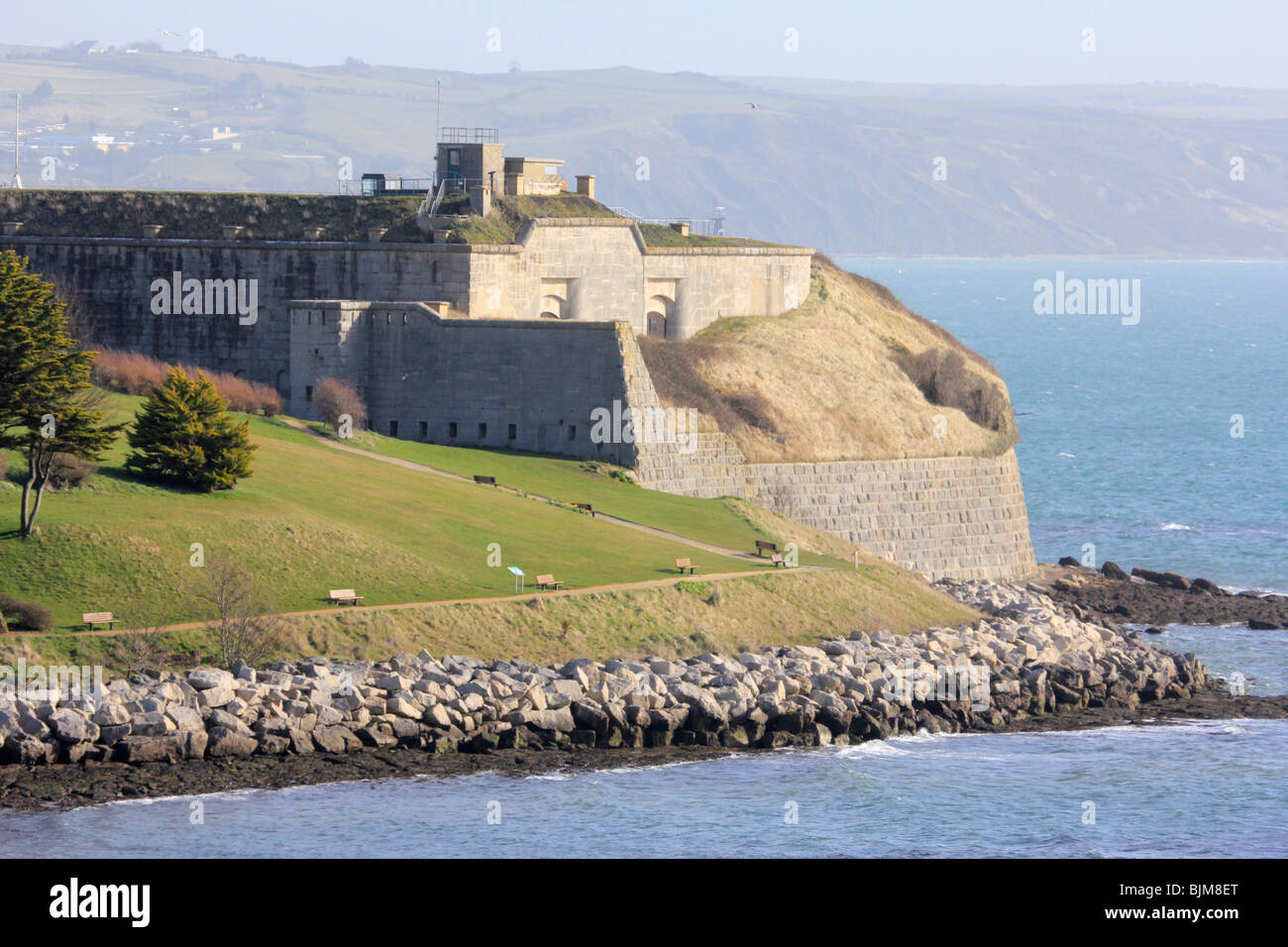 Nothe Fort is a fort in Weymouth, Dorset, England Stock Photo - Alamy