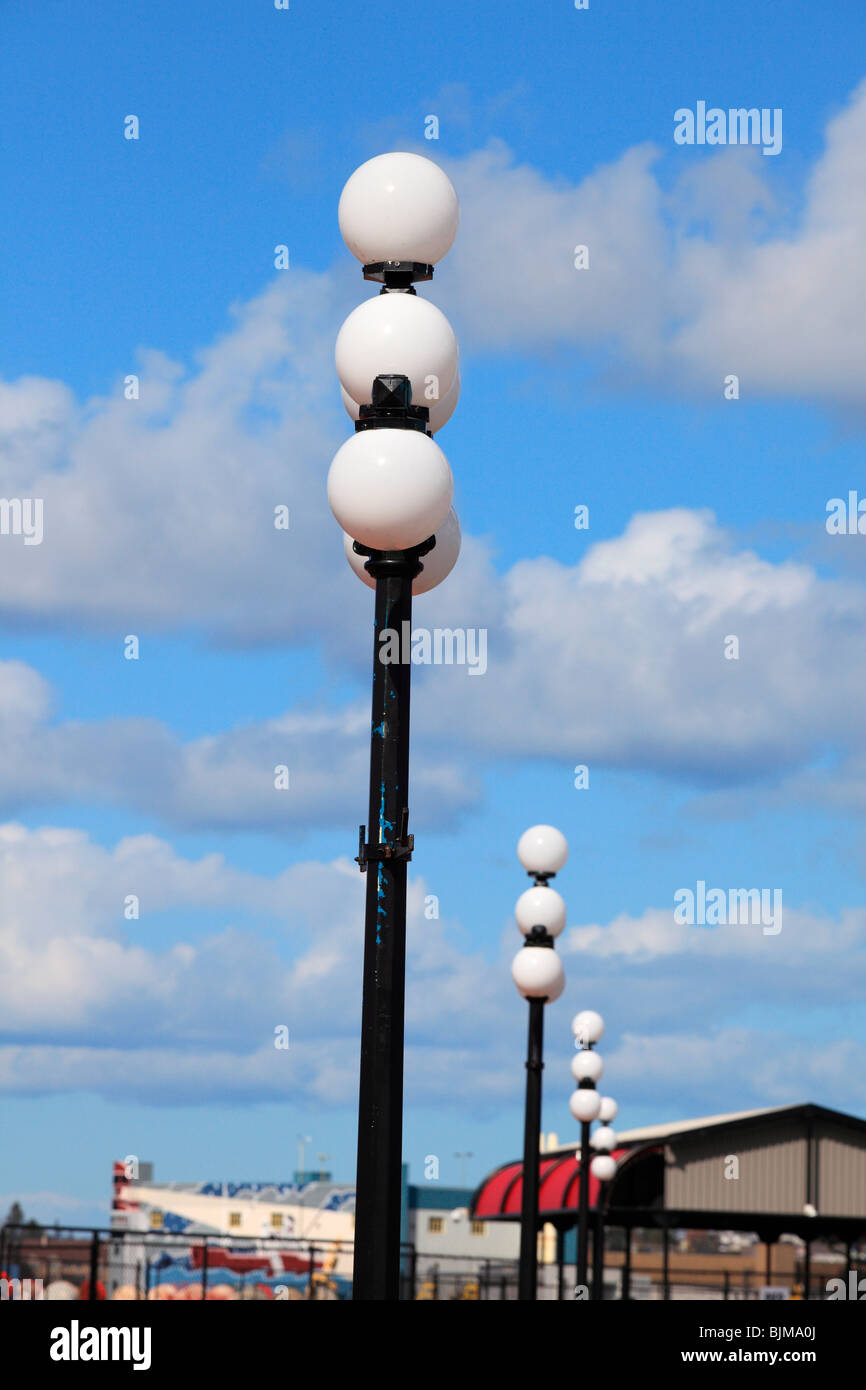 Blue lamp posts hi-res stock photography and images - Alamy
