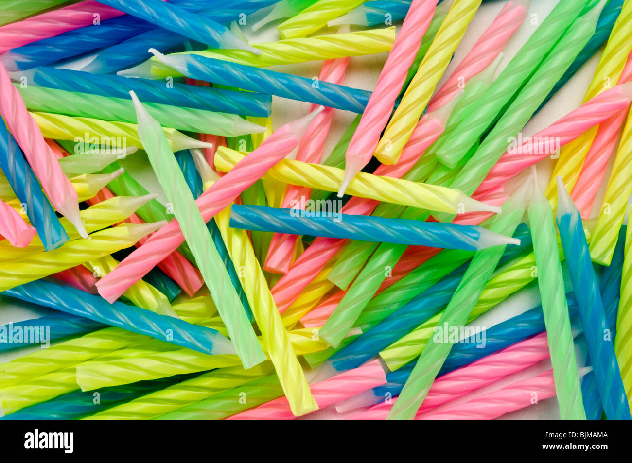 pile of birhday candles Stock Photo - Alamy