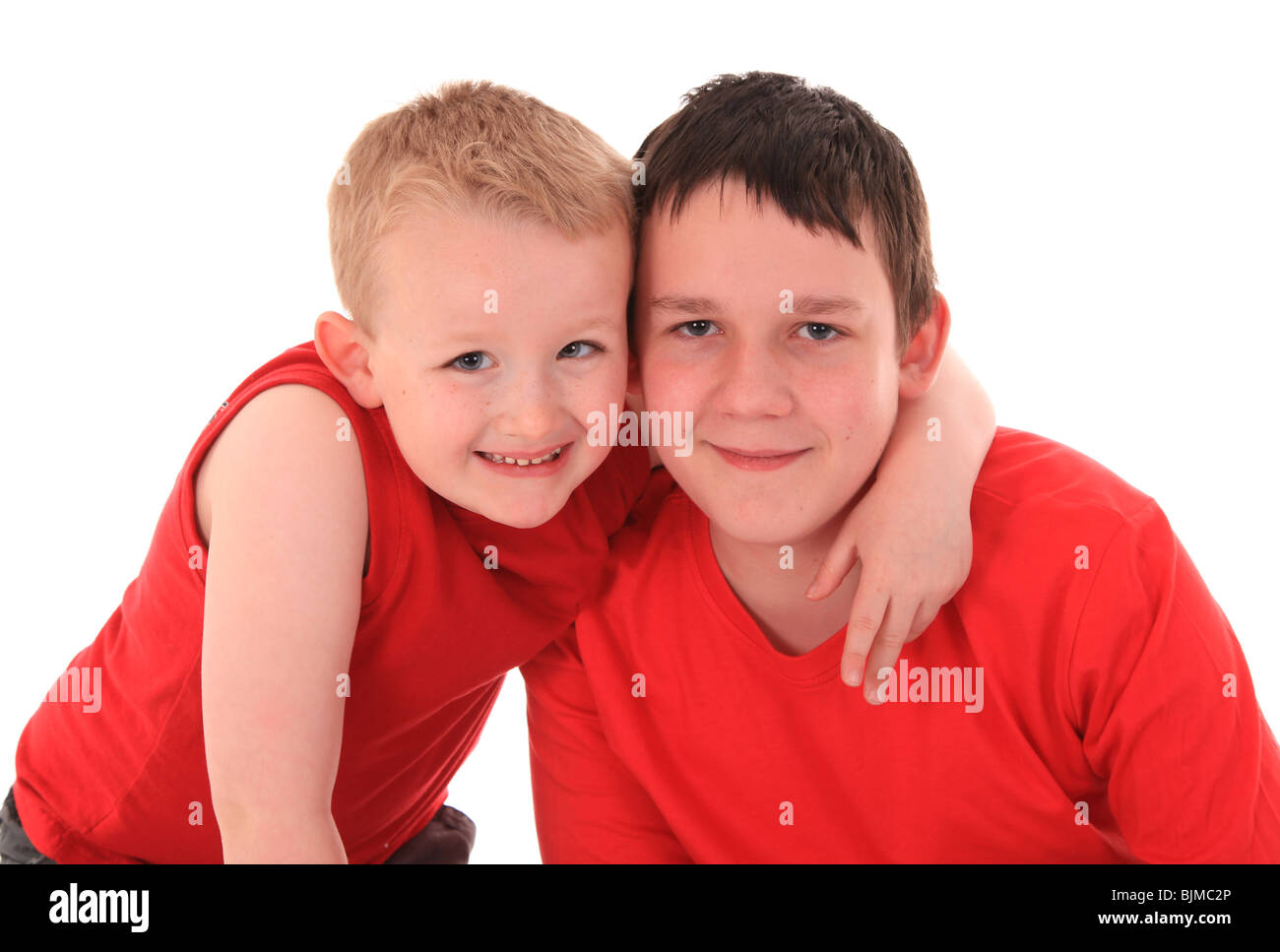 Teenager and younger brother boys hi-res stock photography and images ...
