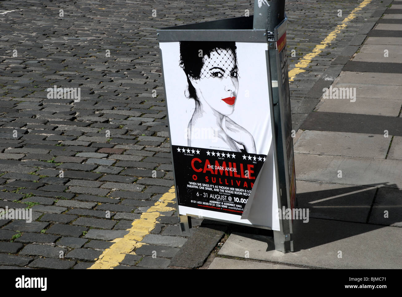 Edinburgh Fringe Festival poster advertising Camille O'Sullivan Stock ...